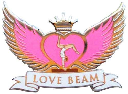 Love Beam Gymnastics Pin - #1924