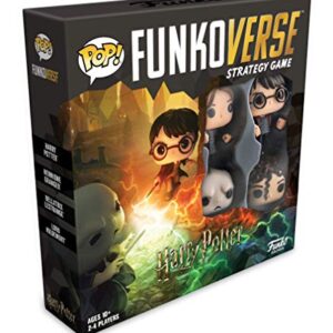 Funko Games Funko Harry Potter 100 Funkoverse - (4 Character Pack) ENGLISH Board Game, Multi Colour - Light Strategy Board Game for Children & Adults (Ages 10+) - 2-4 Players - Gift Idea