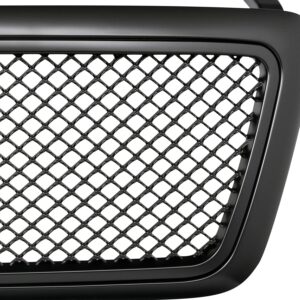 Armordillo USA 7165687 Mesh Front Hood Grille - Matte Black Fits 2004-2008 Ford F150 F-150/2006-2008 Lincoln Mark LT