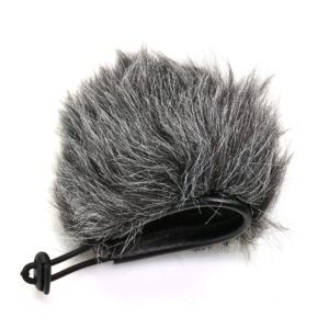 ruittos deadcat wind shield, microphone furry windscreen muff pop filter cover compatible with zoom h1n & h1 handy portable recorder, outdoor videography vlog film, sports camera,