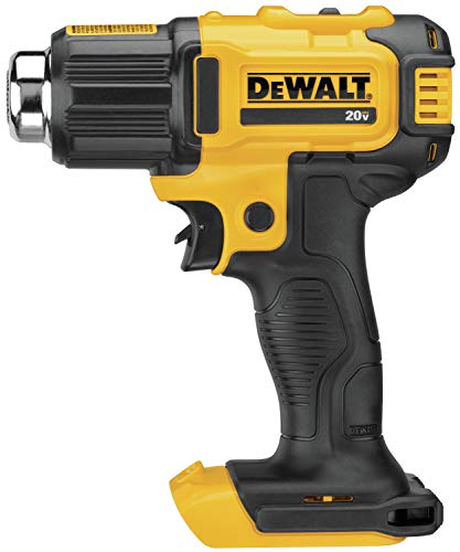 DEWALT 20V MAX Heat Gun Kit, Cordless, Up to 990 Degrees, 42 Minutes of Run Time, LED Light, Battery and Charger Included (DCE530P1)