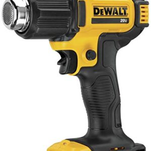 DEWALT 20V MAX Heat Gun Kit, Cordless, Up to 990 Degrees, 42 Minutes of Run Time, LED Light, Battery and Charger Included (DCE530P1)