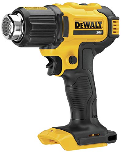 DEWALT 20V MAX Heat Gun Kit, Cordless, Up to 990 Degrees, 42 Minutes of Run Time, LED Light, Battery and Charger Included (DCE530P1)