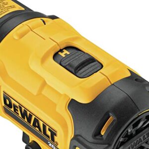 DEWALT 20V MAX Heat Gun Kit, Cordless, Up to 990 Degrees, 42 Minutes of Run Time, LED Light, Battery and Charger Included (DCE530P1)