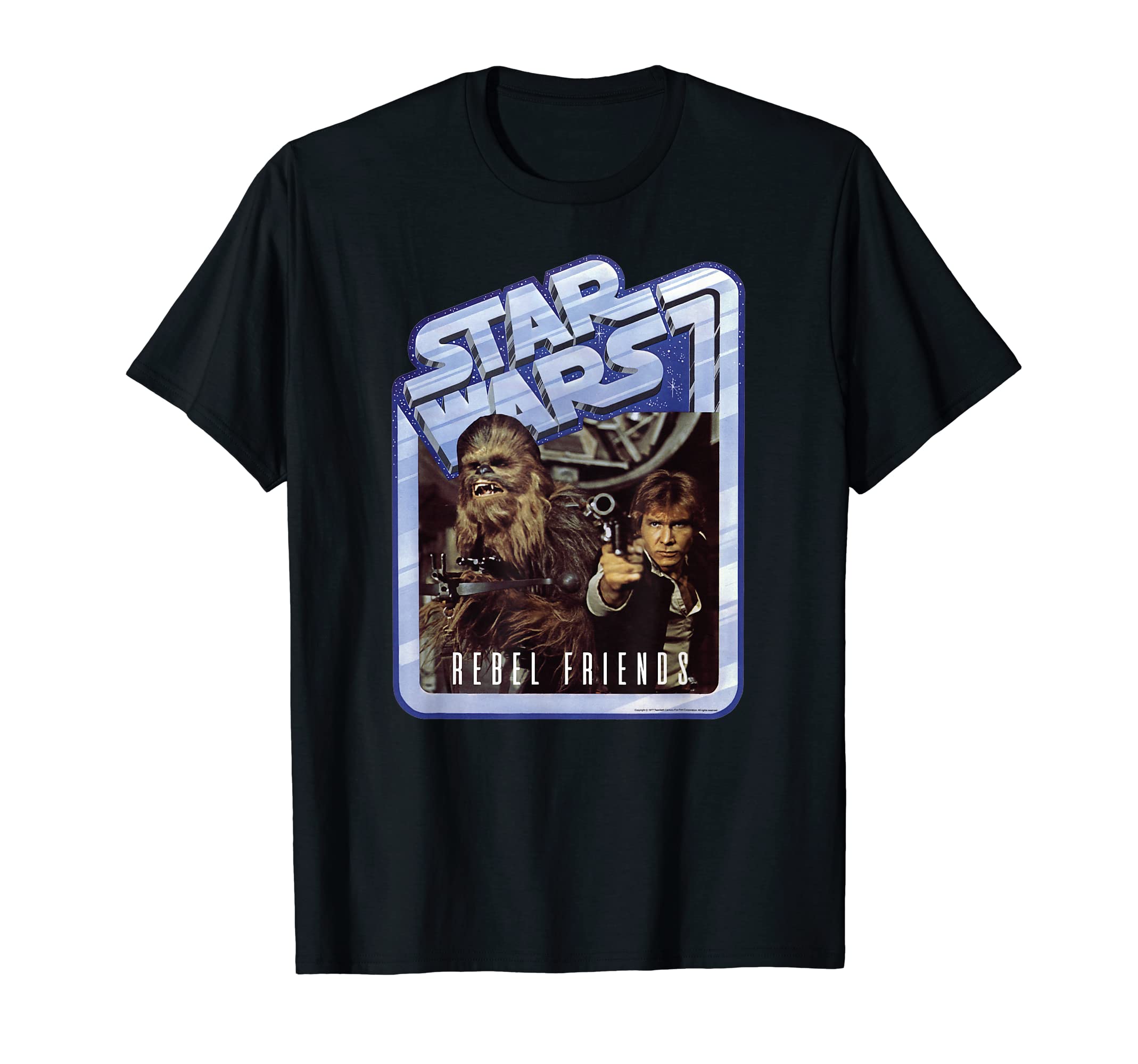 Star Wars Chewbacca and Han Solo Rebel Friends T-Shirt