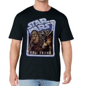 Star Wars Chewbacca and Han Solo Rebel Friends T-Shirt