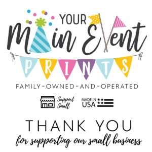 Your Main Event Prints Mom To Bee Baby Shower Invitations, Neutral Yellow Bee Baby Shower Invites with Diaper Raffles Cards, Sprinkle, 20 Invites Including Envelopes