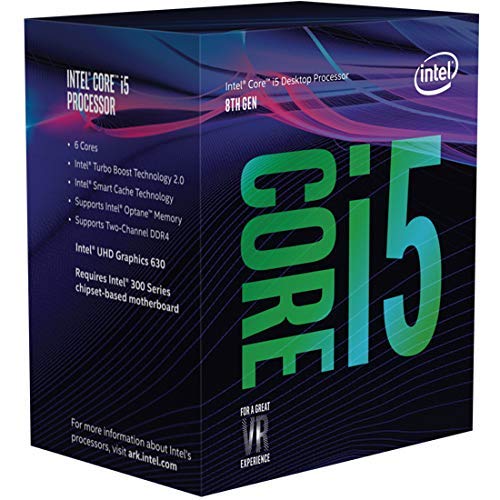 Intel Core i5-8400 Desktop Processor 6 Cores up to 4.0 GHz LGA 1151 300 Series 65W (Renewed)