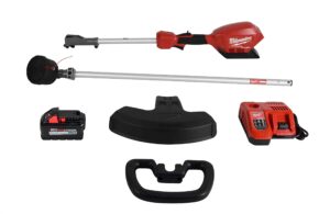 milwaukee 2825-21st m18 fuel 18v lithium-ion brushless cordless string trimmer kit, battery powered (1, string trimmer kit)