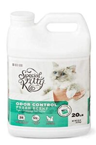 special kitty scoopable fresh scent tight clumping cat litter, 20 lb (pack of 3)