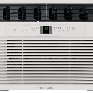 FRIGIDAIRE 12,000 BTU 115V Window-Mounted Compact Air Conditioner with Remote Control, White