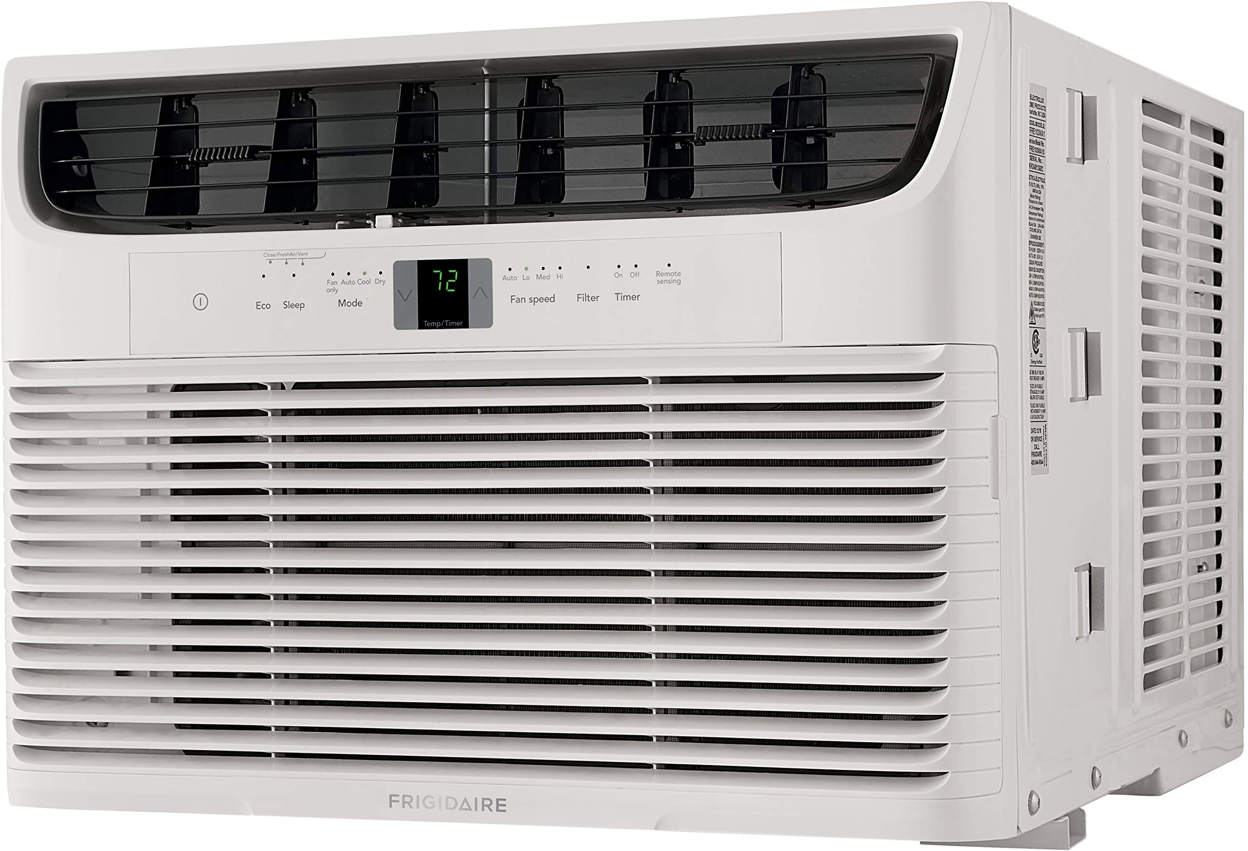 FRIGIDAIRE 12,000 BTU 115V Window-Mounted Compact Air Conditioner with Remote Control, White