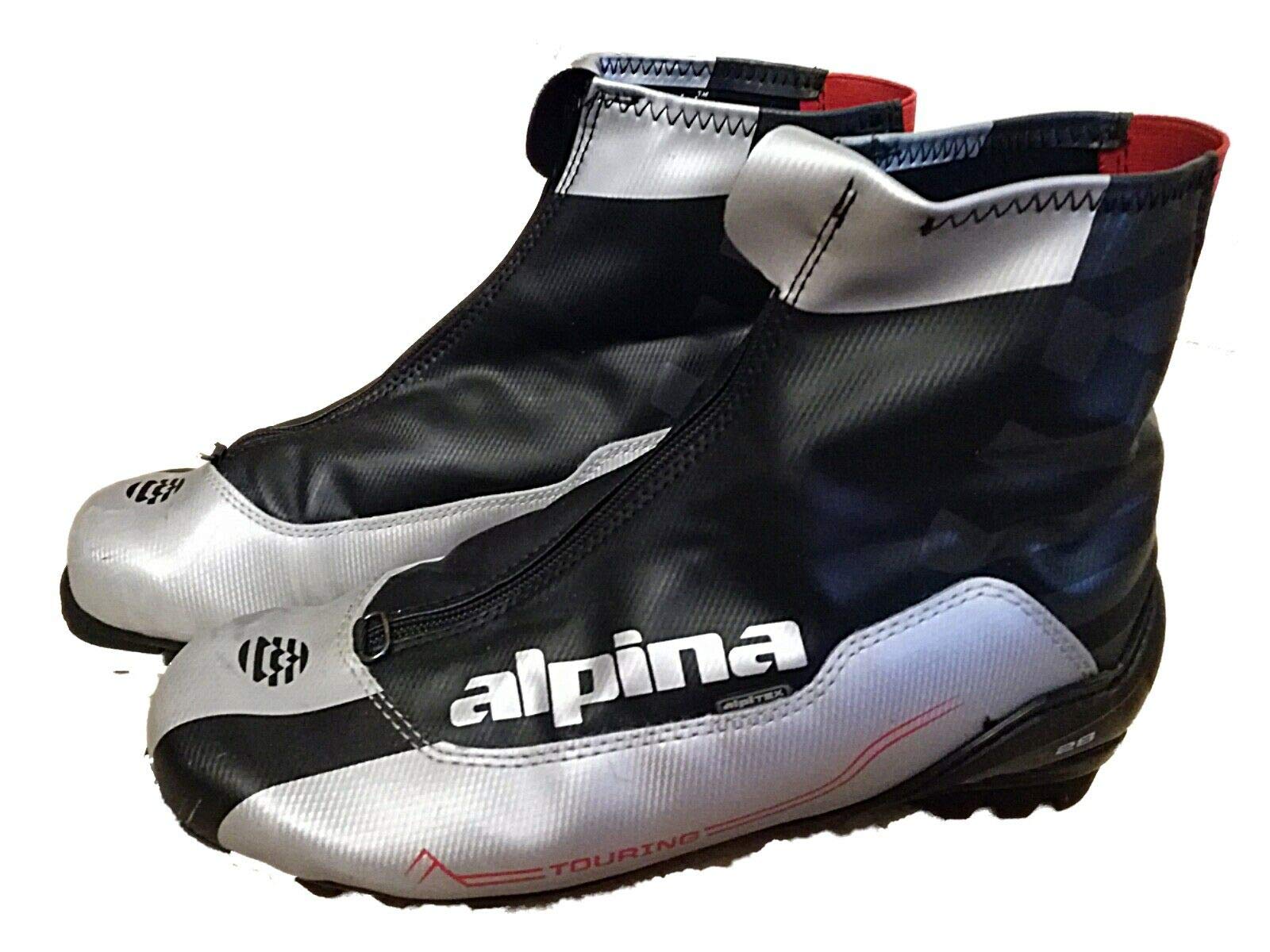 ALPINA T28 Ski Boots NNN Men's NNN Touring XC Ski Boots Pair New (Men US size 10 - Euro 44)