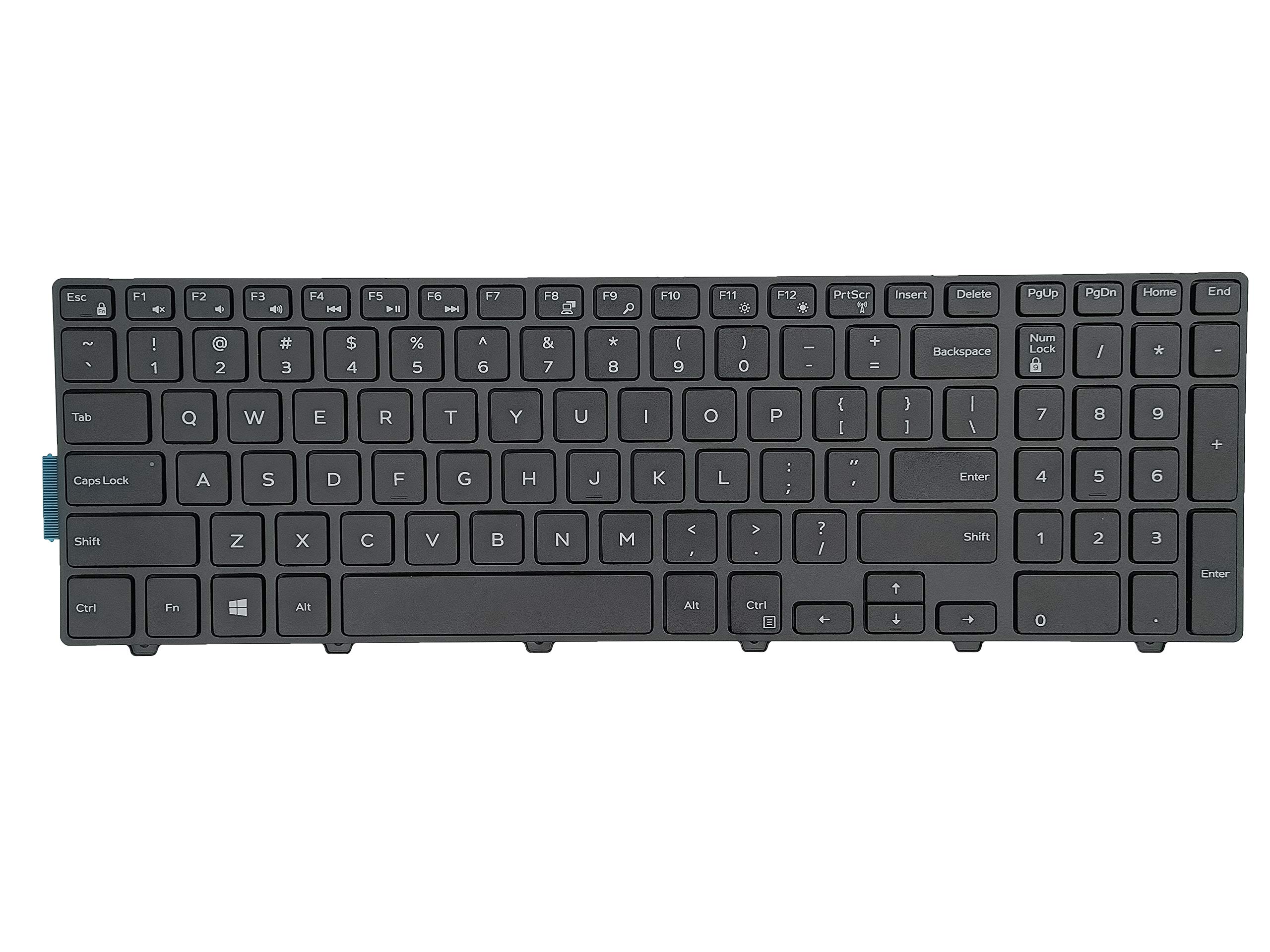 Keyboard Replacement for Dell inspiron 15 3000 5000 3541 3542 3543 3551 3552 3558 3593 3567 5542 5545 5547 5755 5551 5558 5552 5758 5759 5559, inspiron 17 5000 5748 5749 5755 5758 5759 Laptop