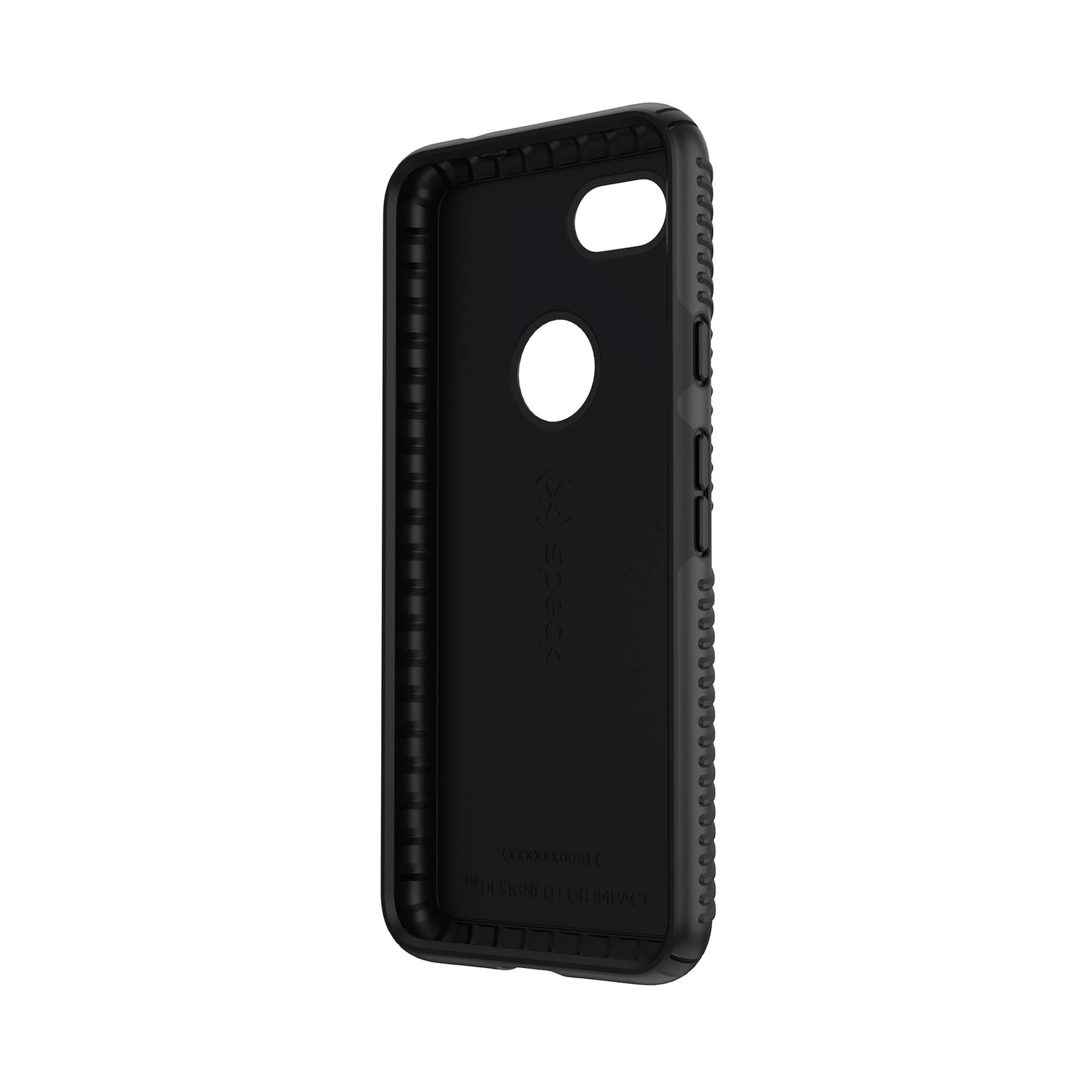 Speck Products phone Case, Presidio Grip, Black/Black, Only for Google Pixel 3a.