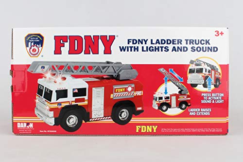 Daron FDNY Ladder Truck with Lights & Sounds 2019 New