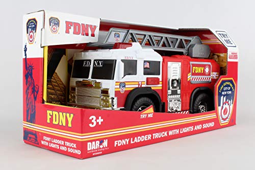 Daron FDNY Ladder Truck with Lights & Sounds 2019 New