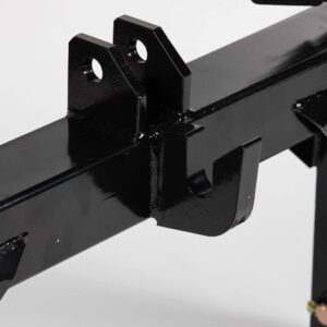 Titan Attachments 3 Point Quick Hitch Adaption to Category 2 Tractors, 4000 LB Lifting Capacity, 32.75" Between Lower Arms, 14.5" Top Link to Lower Link, Black Finish