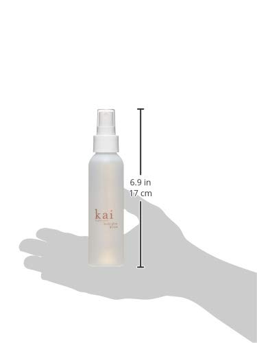 kai Body Glow Rose, 4 Fl Oz, dry body oil with jojoba, chamomile, cucumber extracts, moisturizes and leaves a radiant glow with a fresh + clean fragrance, layered with rose absolute, made in the usa