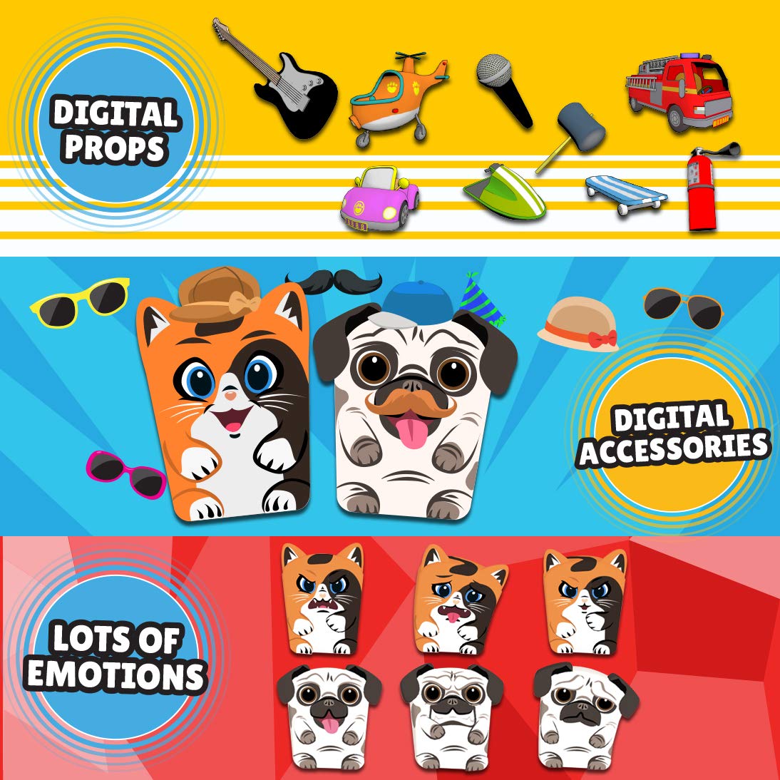 Toaster Pets Cartoons Studio kit | Quick, Easy and Collaborative Movie Maker Set for Girls and Boys