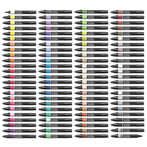 Winsor & Newton ProMarker Set, 96 Count, Extended Collection