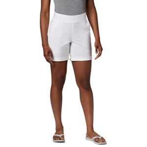 Columbia Women's Slack Water Woven Short, White, Small x 6