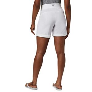 Columbia Women's Slack Water Woven Short, White, Small x 6