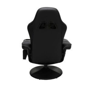 RESPAWN 900 Gaming Recliner - Video Games Console Recliner Chair, Computer Recliner, Adjustable Leg Rest and Recline, Recliner with Cupholder, Reclining Gaming Chair with Footrest - Gray