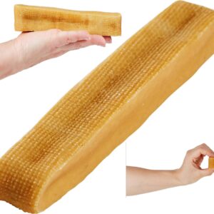 Snow Hill Dog Chew Himalayan Golden Yak Cheese Large Treats - Grade A Quality, 100% Natural, Healthy & Safe for Dogs, Odorless, Snack for Dogs, Keeps Dogs Busy Enjoying