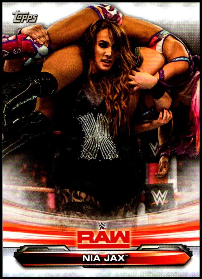 2019 WWE Topps Monday Night Raw #53 Nia Jax Official Wrestling Trading Card