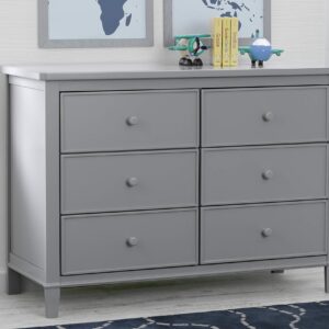 Delta Children Haven 6 Drawer Dresser, Grey