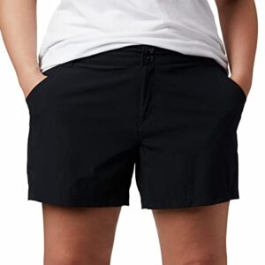 Columbia womens Coral Point III Shorts, Black, 10 Short