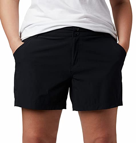 Columbia womens Coral Point III Shorts, Black, 10 Short