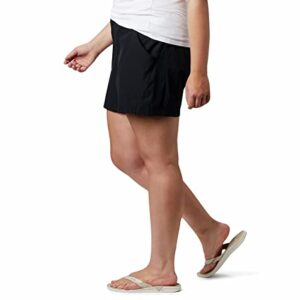 Columbia womens Coral Point III Shorts, Black, 10 Short