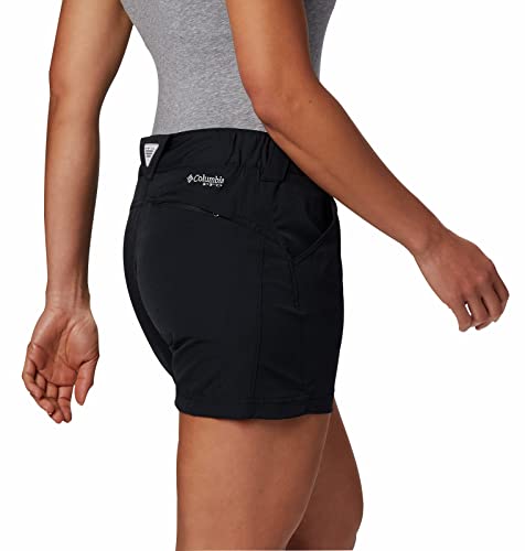 Columbia womens Coral Point III Shorts, Black, 10 Short