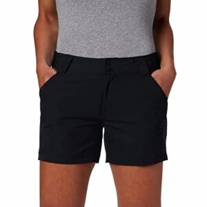 Columbia womens Coral Point III Shorts, Black, 10 Short