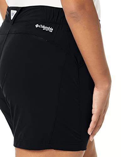 Columbia womens Coral Point III Shorts, Black, 10 Short