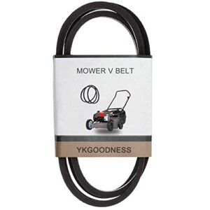 ykgoodness lawn mower cutting deck belt 5/8"x134" for toro 112-0332 112-7376, cub cadet/troy-bilt/mtd 754-04077 954-04077