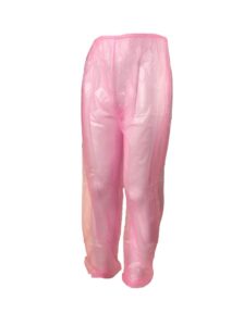 haian plastic jogging bottoms (large, transparent pink)