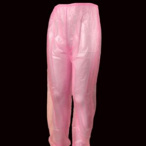 Haian Plastic Jogging Bottoms (Large, Transparent Pink)