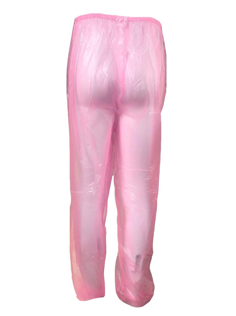 Haian Plastic Jogging Bottoms (Large, Transparent Pink)