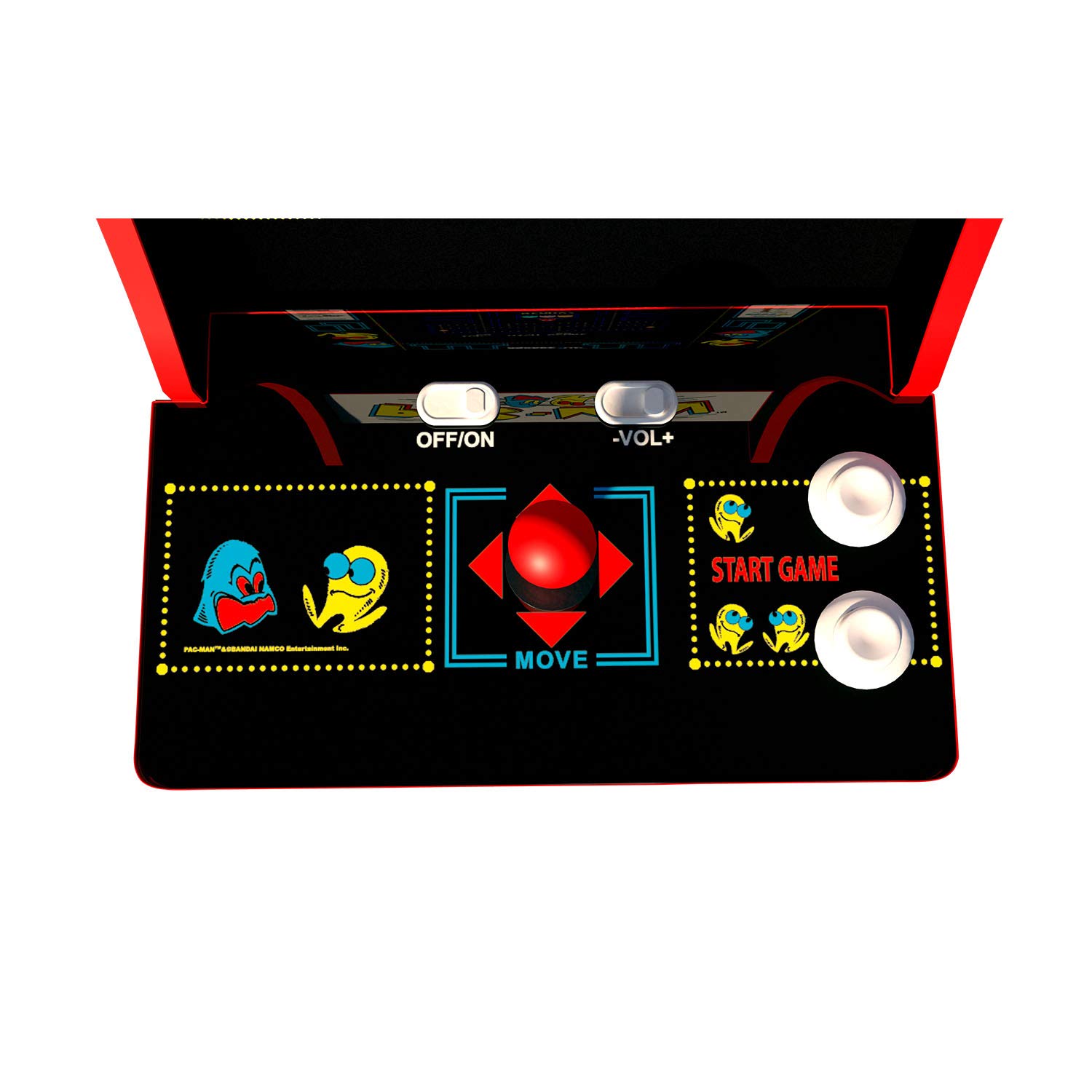 Arcade 1Up Pacman Countercade, Tabletop Design