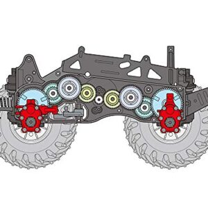 Tamiya 58672 RC Monster Beetle Trail 4x4 Kit, with Gf-01TR Chassis