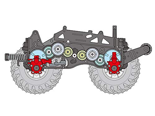 Tamiya 58672 RC Monster Beetle Trail 4x4 Kit, with Gf-01TR Chassis