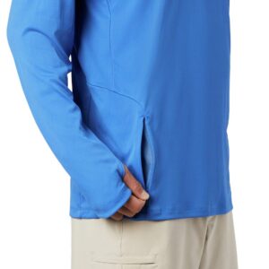 Columbia Men's PFG Buoy Knit Long Sleeve Shirt, Vivid Blue, Large