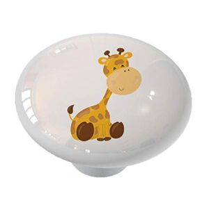 gotham decor nursery safari giraffe drawer/cabinet knob