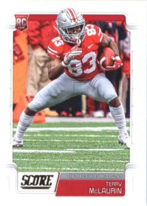 2019 score #424 terry mclaurin ohio state buckeyes rookie football card