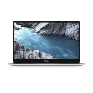 dell xps 13 9380 13.3" notebook computer, intel core i7-8565u, 8gb ram, 256gb ssd, windows 10 home, platinum silver/carbon fiber black