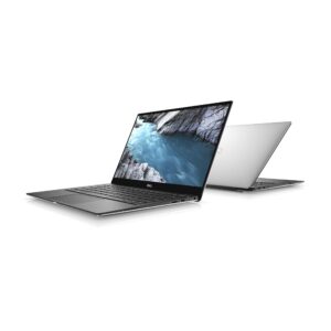 Dell XPS 13 9380 13.3" Notebook Computer, Intel Core i7-8565U, 8GB RAM, 256GB SSD, Windows 10 Home, Platinum Silver/Carbon Fiber Black