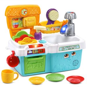 leapfrog scrub 'n play smart sink, multicolor